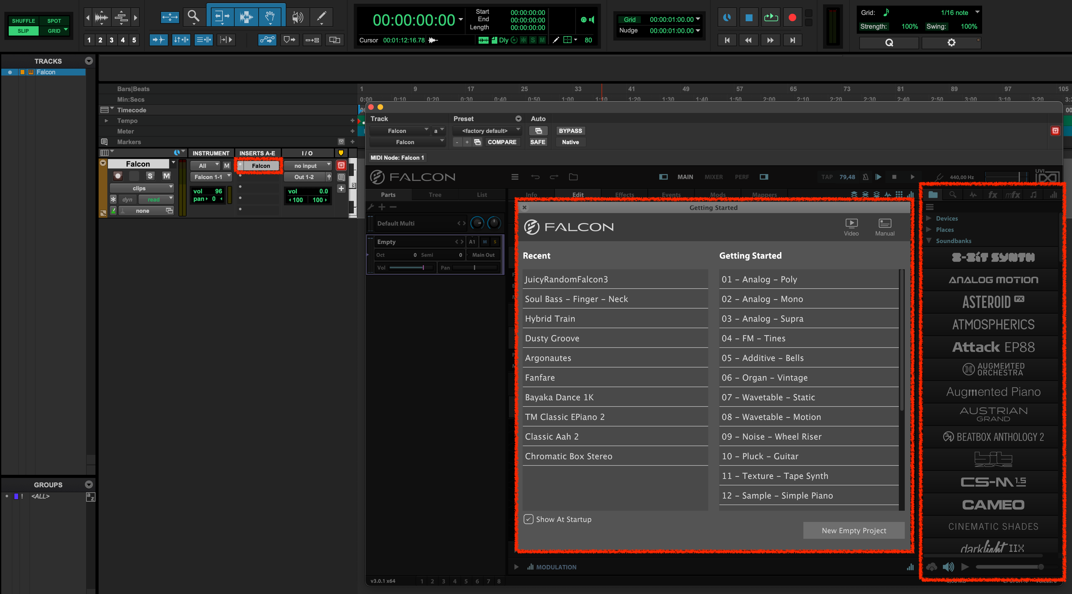 Falcon: Using MIDI Output – UVI Support