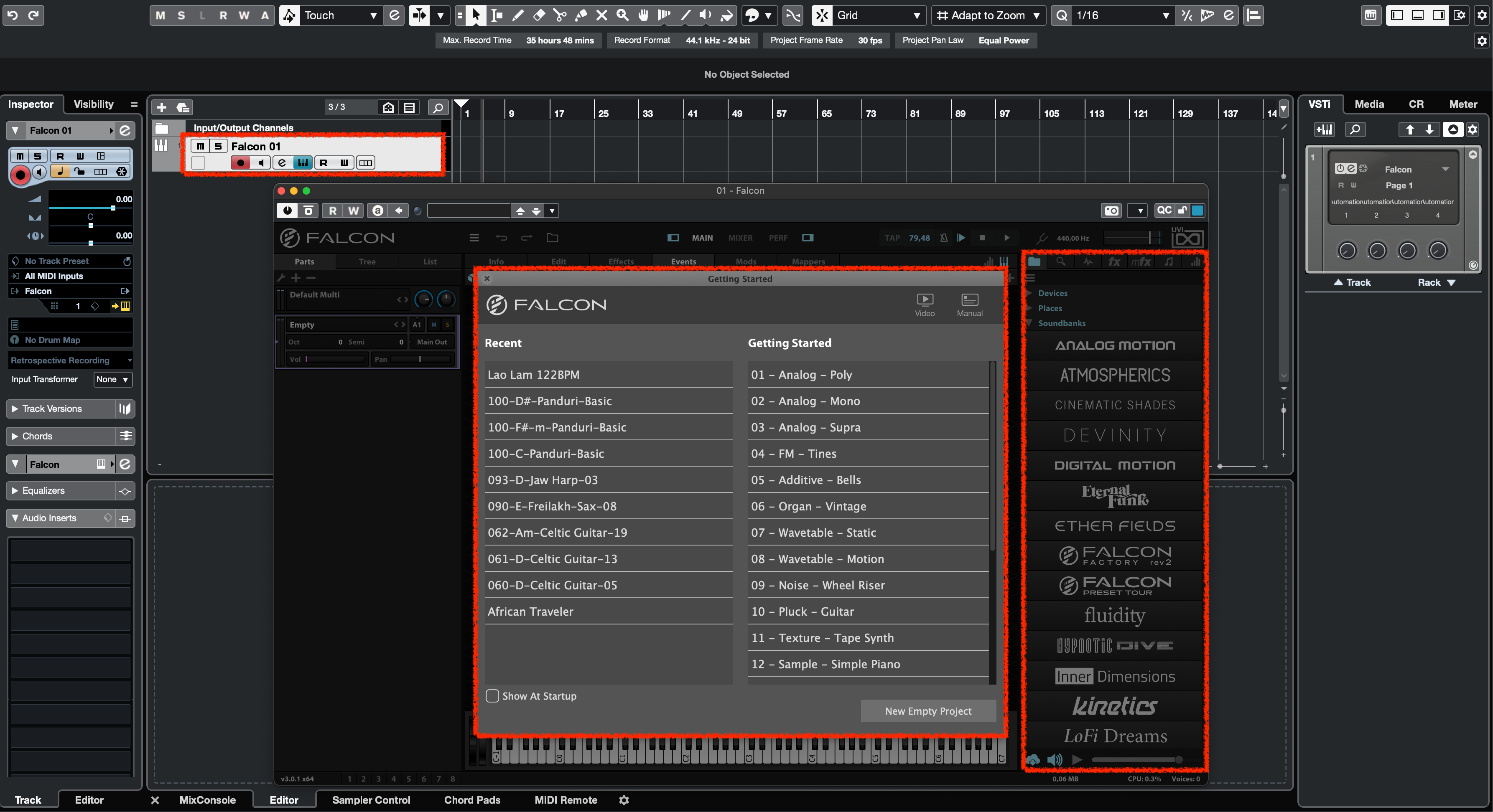 Falcon: Using MIDI Output – UVI Support